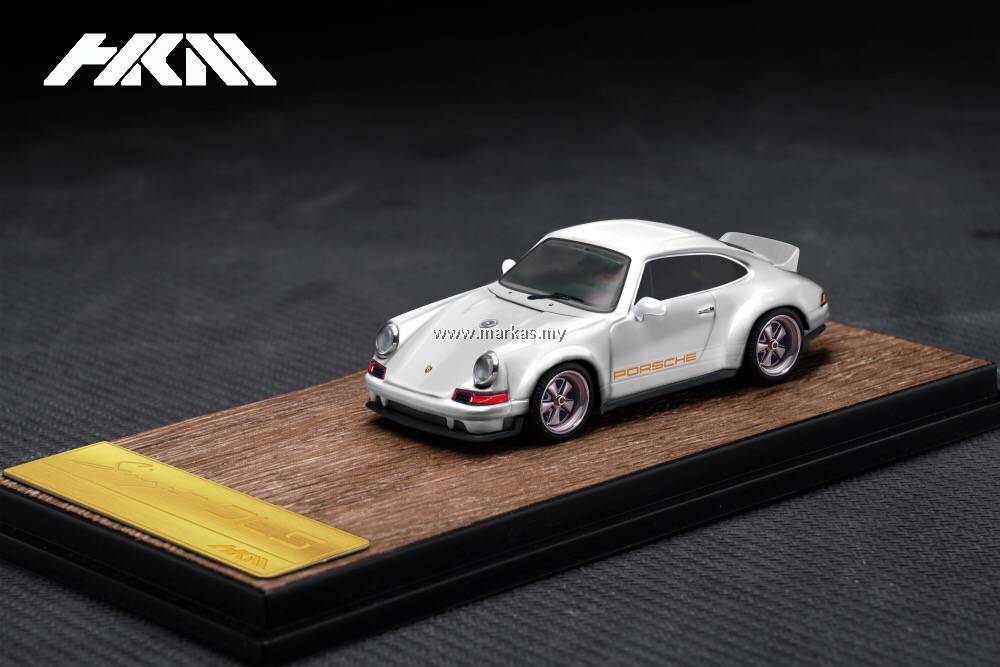 HKM 1/64 PORSCHE 964 SINGER DLS SPORTS CAR WHITE