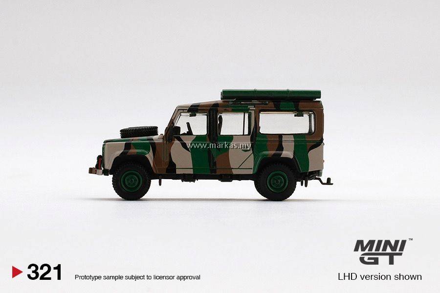 MINI GT MALAYSIA EXCLUSIVE 1/64 #321 LAND ROVER DEFENDER 110 MALAYSIAN ...