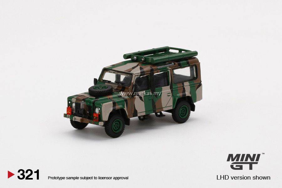 MINI GT MALAYSIA EXCLUSIVE 1/64 #321 LAND ROVER DEFENDER 110 MALAYSIAN ...