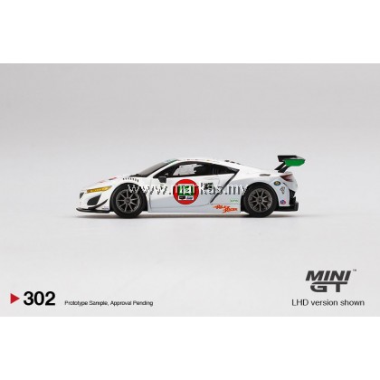 MINI GT 1/64 #302 ACURA NSX GT3 EVO #44 MAGNUS RACING 2021 IMSA DAYTONA ...