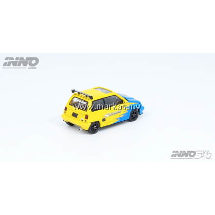 INNO MODELS INNO64 1/64 HONDA CIVIC TYPE-R EK9 YELLOW TUNED BY SPOON SPORTS