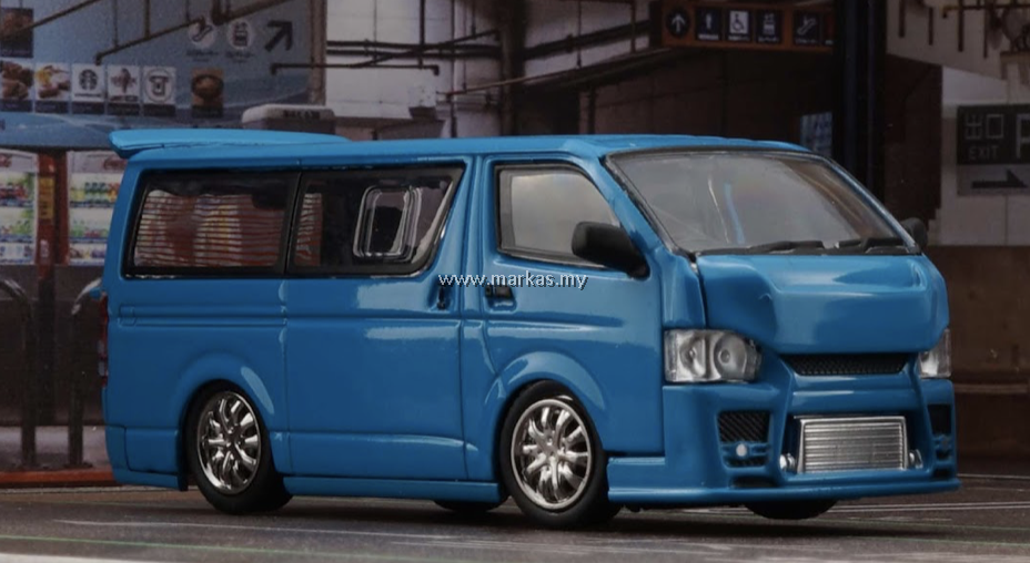 BM CREATIONS 1/64 TOYOTA HIACE KDH200V BLUE