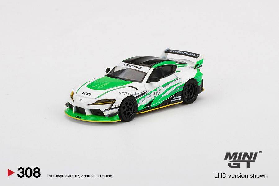 MINI GT 1/64 #308 LB★WORKS TOYOTA GR SUPRA CSR2