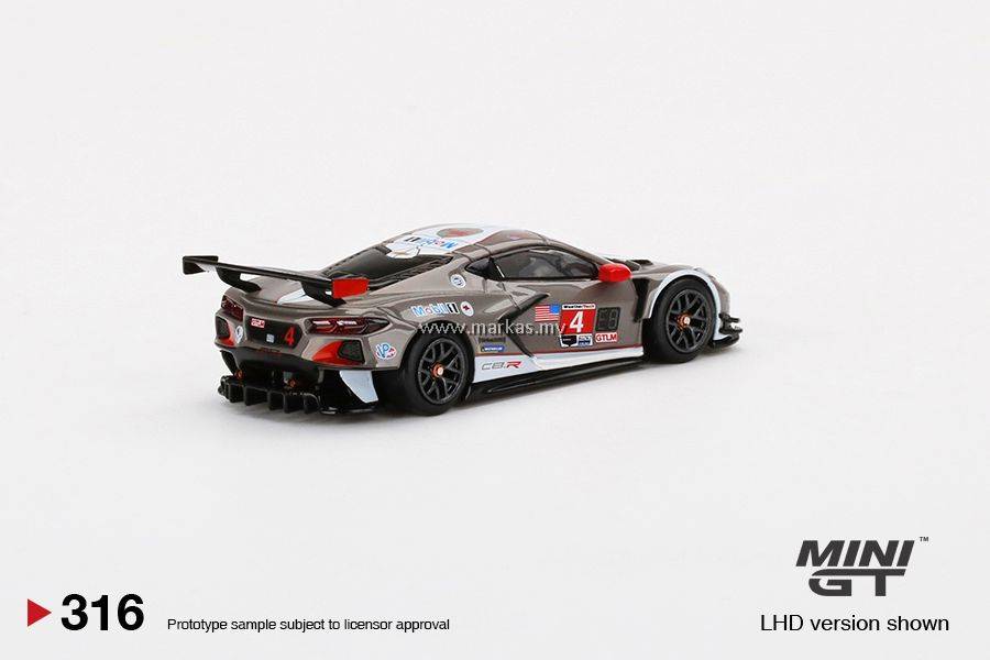 MINI GT 1/64 #316 CHEVROLET CORVETTE C8.R #4 CORVETTE RACING 2021 IMSA ...
