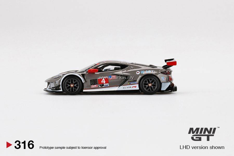 MINI GT 1/64 #316 CHEVROLET CORVETTE C8.R #4 CORVETTE RACING 2021 IMSA ...