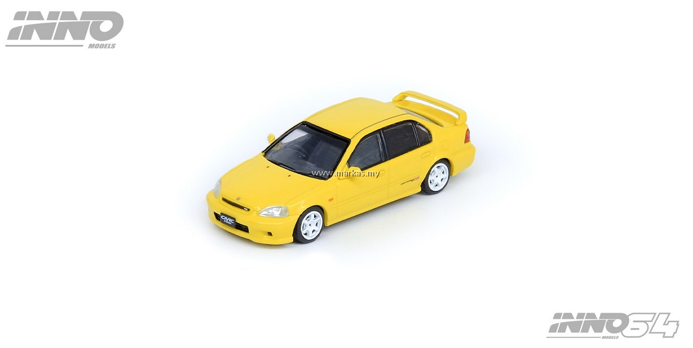 INNO MODELS INNO64 1/64 HONDA CIVIC FERIO VI RS PHOENIX YELLOW JDM MOD ...