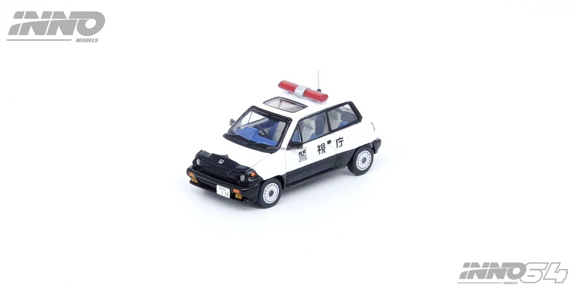 INNO MODELS INNO64 1/64 HONDA CITY TURBO II JAPAN POLICE CAR CONCEPT ...