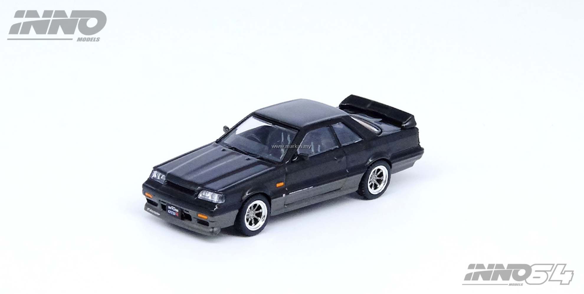 INNO MODELS INNO64 1/64 1987 NISSAN SKYLINE R31 GTS-R BLACK GUN METAL