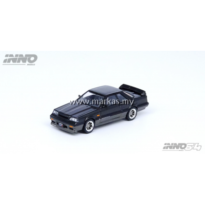 INNO MODELS INNO64 1/64 1987 NISSAN SKYLINE R31 GTS-R BLACK GUN METAL