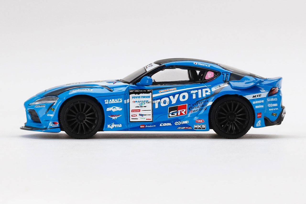 MINI GT JAPAN EXCLUSIVE 1/64 #307 HKS TOYOTA GR SUPRA NO.77 FAT FIVE ...
