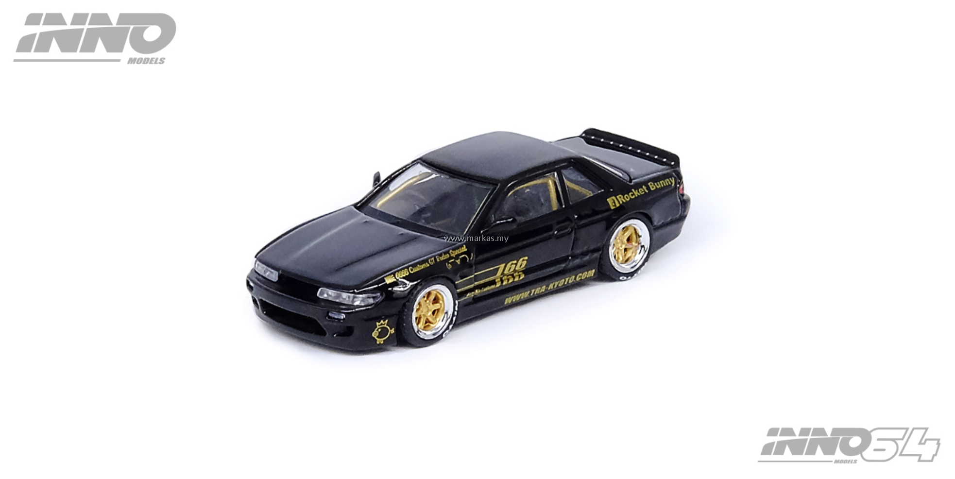 (PO) INNO MODELS INNO64 1/64 NISSAN SILVIA S13 PANDEM ROCKET BUNNY BLACK