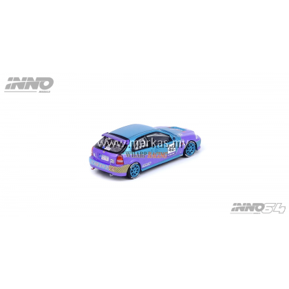 INNO MODELS INNO64 1/64 HONDA CIVIC TYPE-R EK9 WHARP RACING