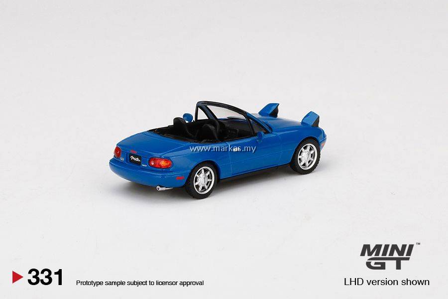 MINI GT 1/64 #331 MAZDA MIATA MX-5 (NA) MARINER BLUE HEADLIGHT UP