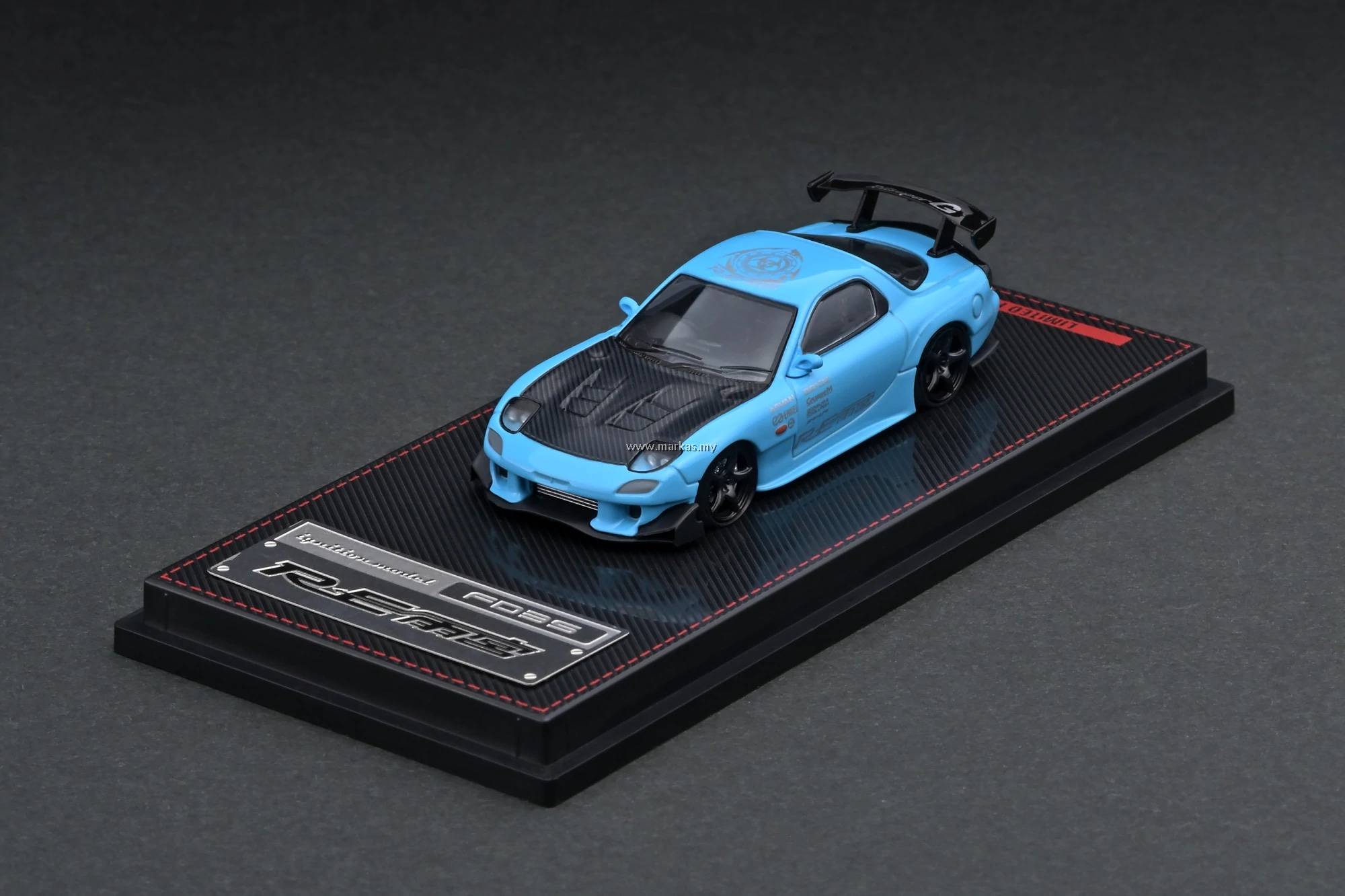 IGNITION MODEL 1/64 IG1949 MAZDA RX-7 (FD3S) RE AMEMIYA LIGHT BLUE