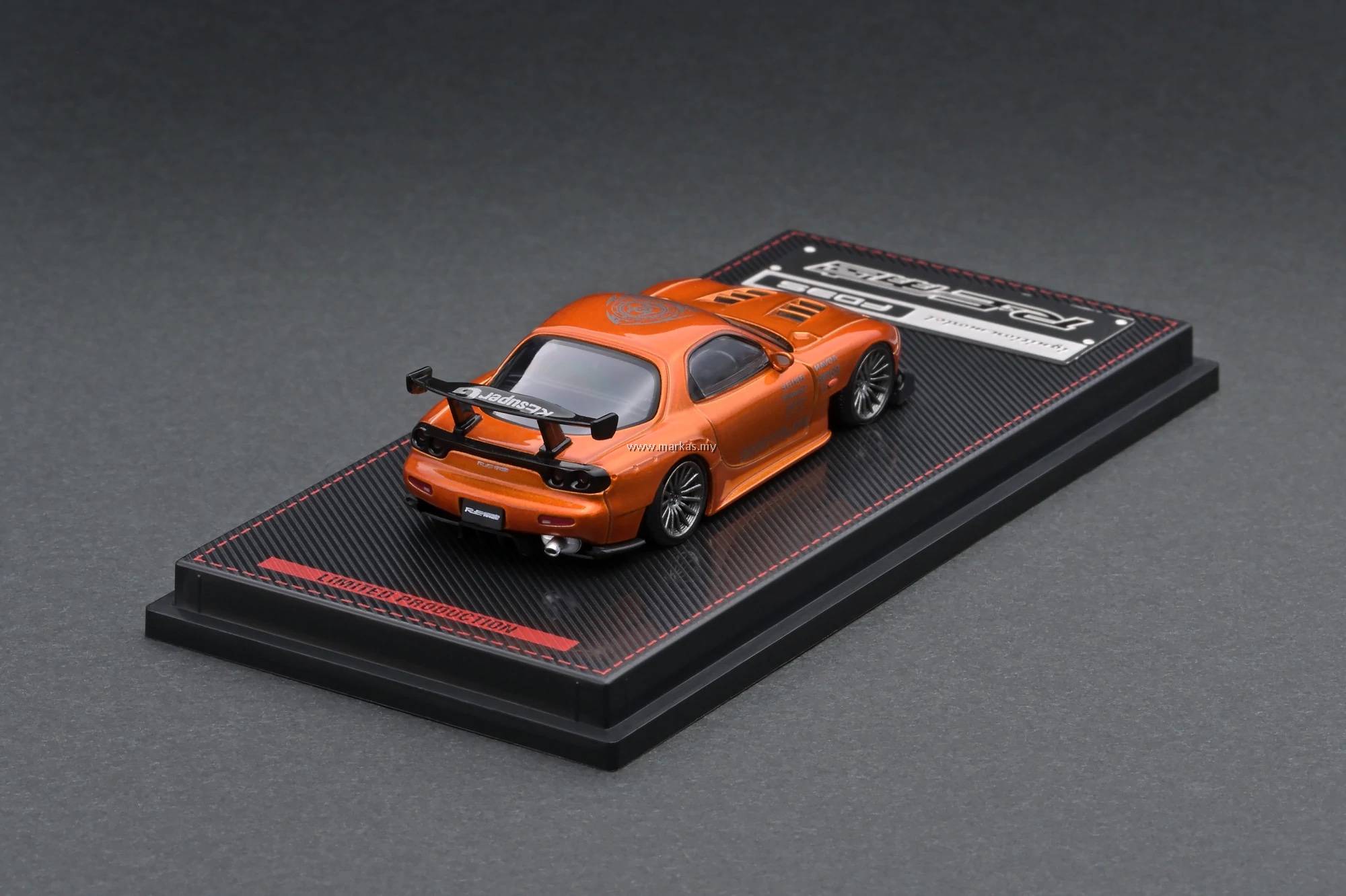 IGNITION MODEL 1/64 IG1950 MAZDA RX-7 (FD3S) RE AMEMIYA ORANGE METALLIC