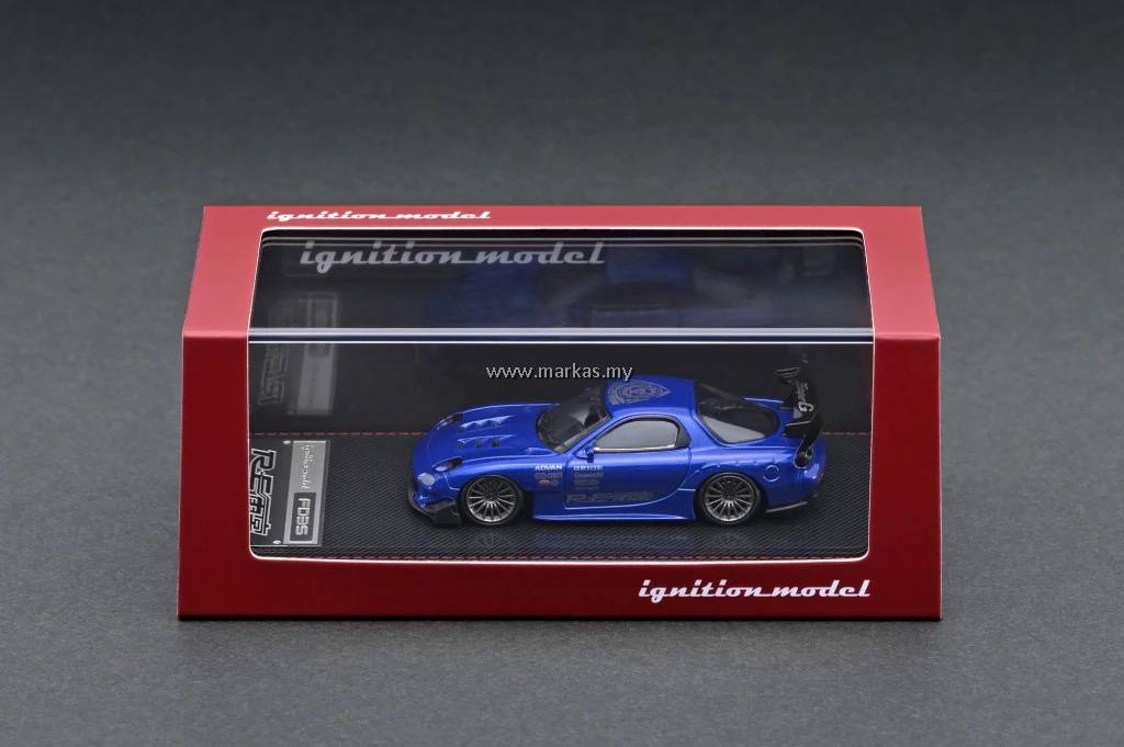 IGNITION MODEL 1/64 IG1951 MAZDA RX-7 (FD3S) RE AMEMIYA BLUE METALLIC