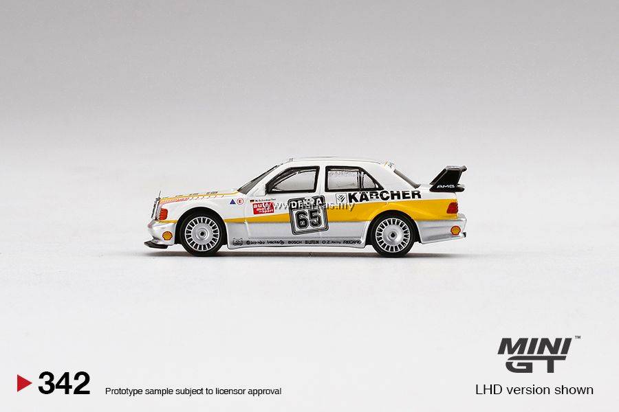 MINI GT 1/64 #342 MERCEDES BENZ 190E 2.5-16 EVOLUTION II #65 AMG ...