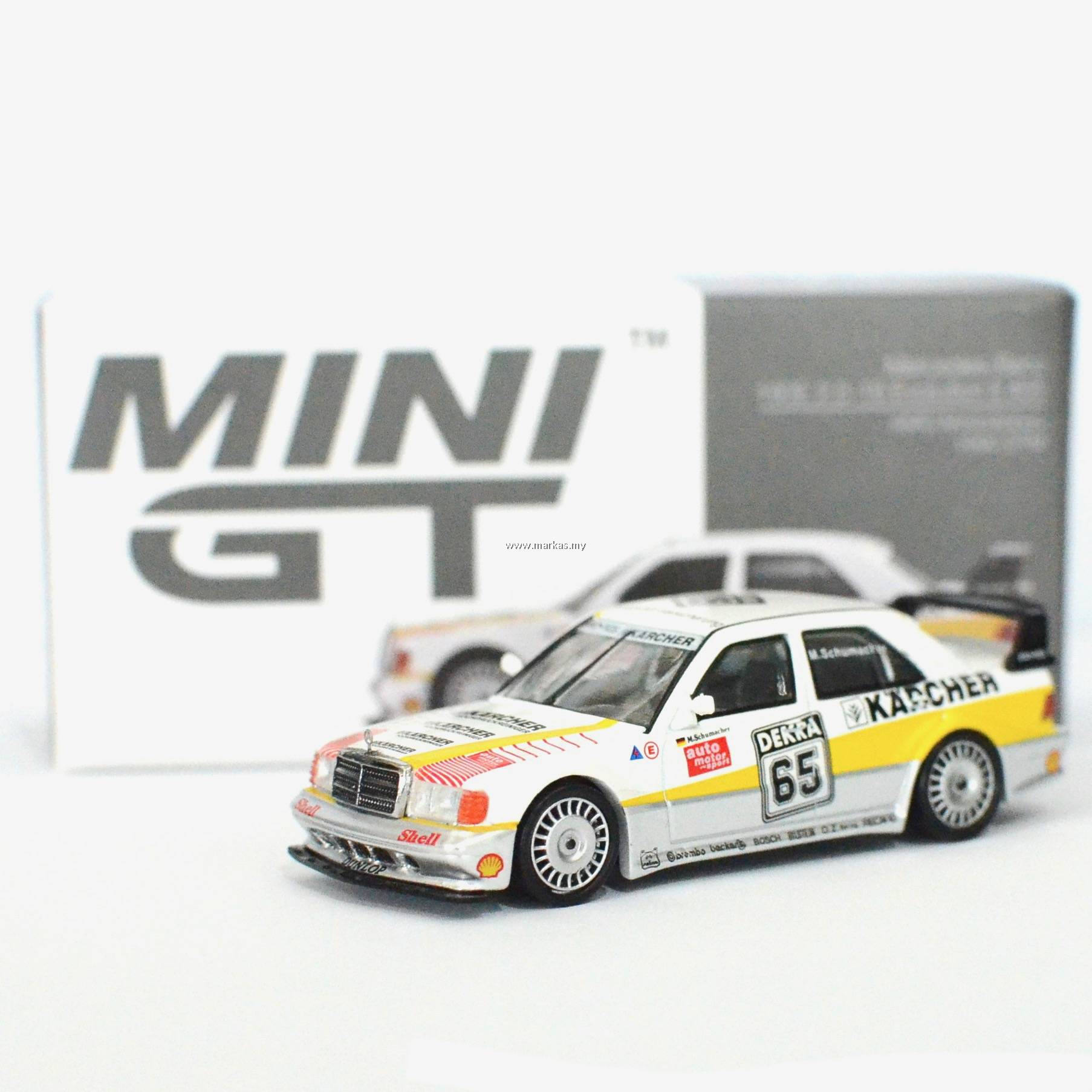 MINI GT 1/64 #342 MERCEDES BENZ 190E 2.5-16 EVOLUTION II #65 AMG ...