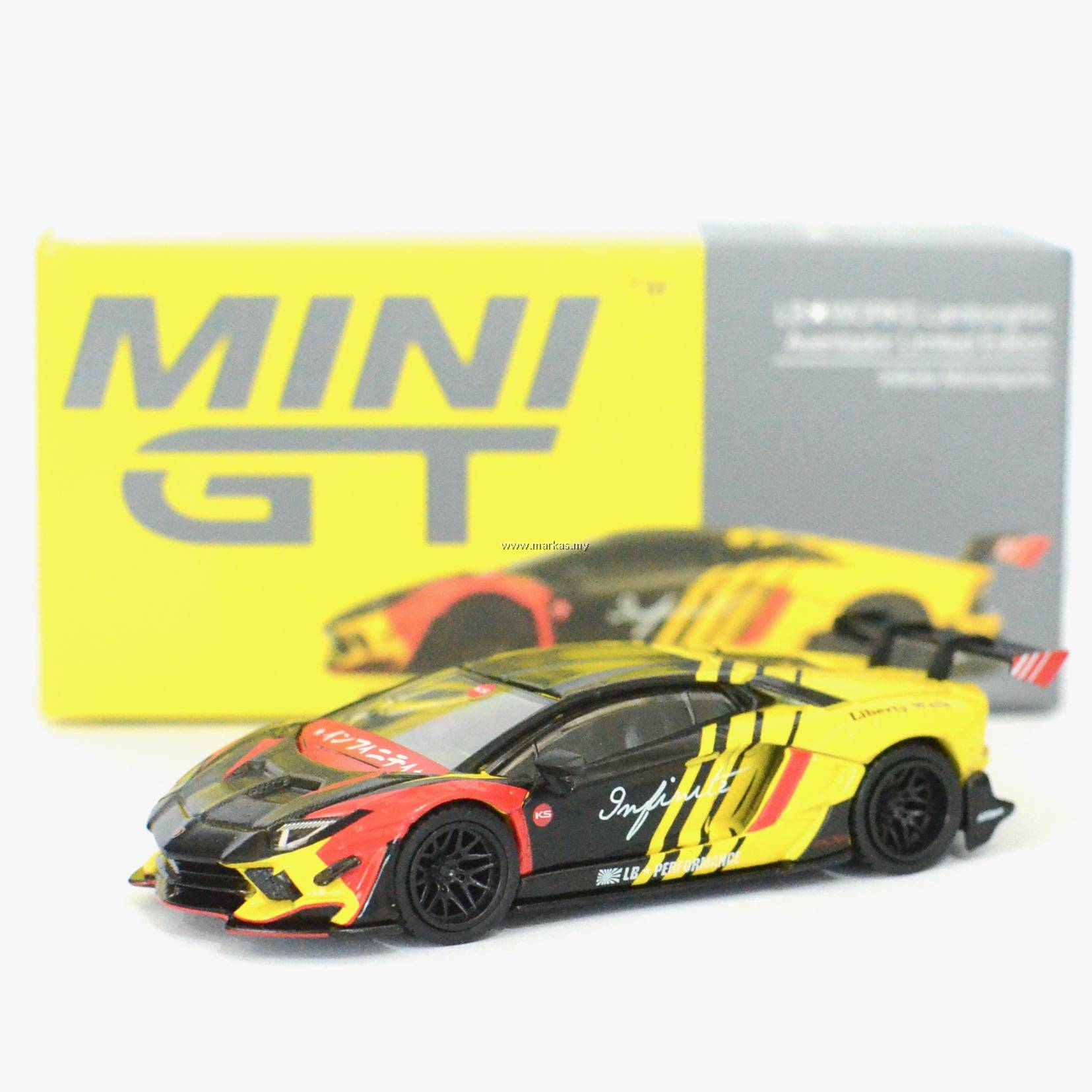 MINI GT 1/64 #329 LB★WORKS LAMBORGHINI AVENTADOR LIMITED EDITION ...