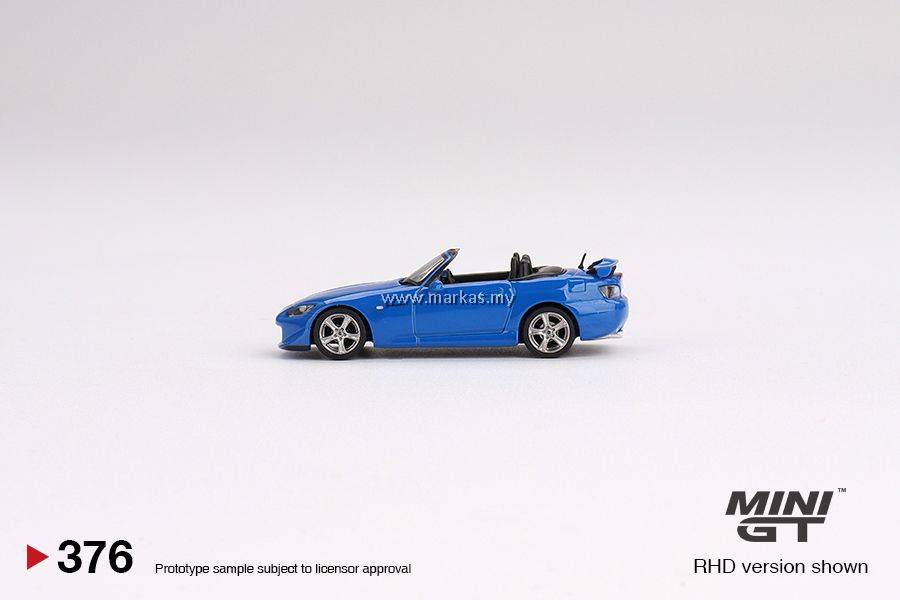 MINI GT 1/64 #376 HONDA S2000 (AP2) TYPE S APEX BLUE