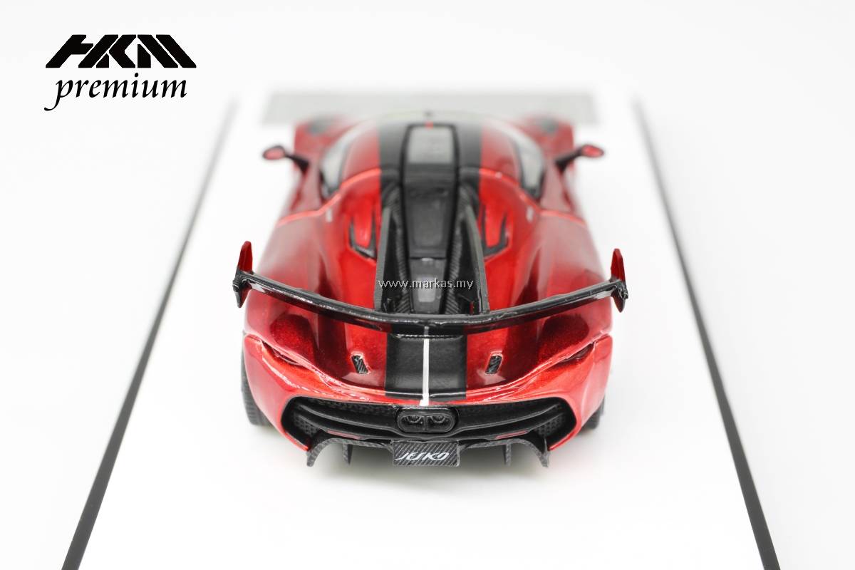 HKM PREMIUM 1/64 KOENIGSEGG JESKO CHERRY RED