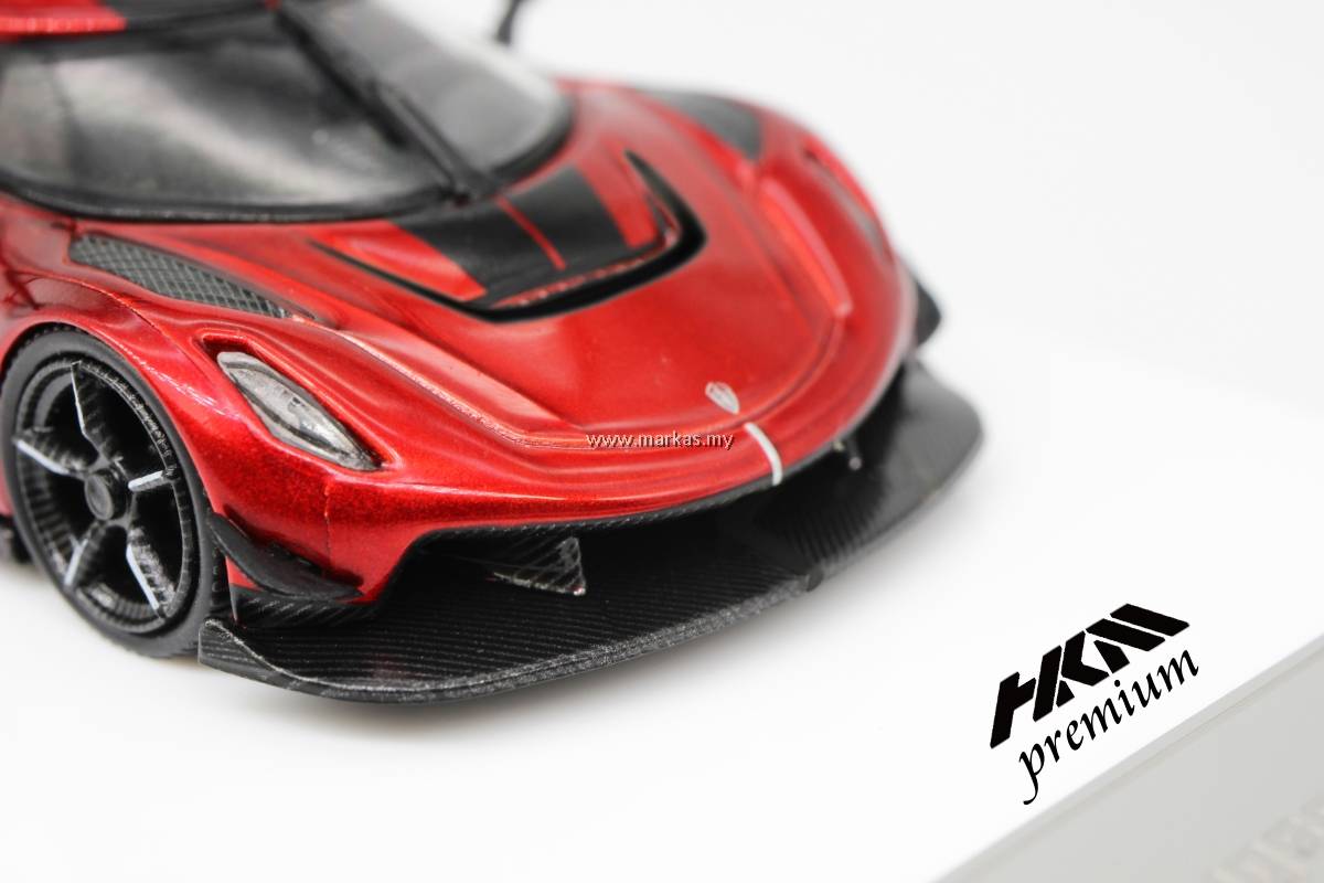 HKM PREMIUM 1/64 KOENIGSEGG JESKO CHERRY RED