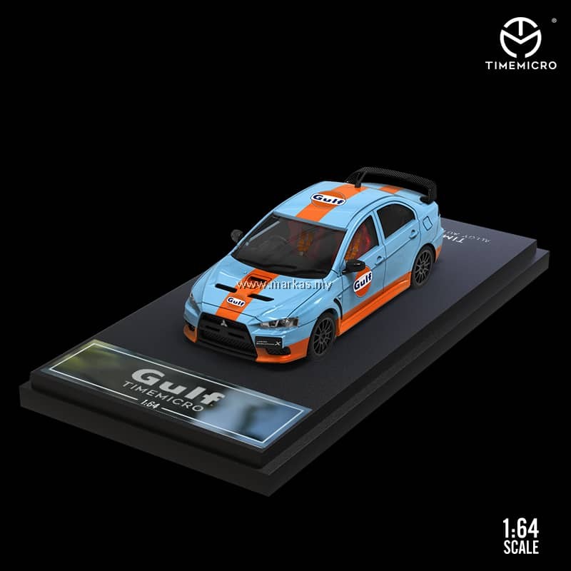 (PO) TIME MICRO 1/64 MITSUBISHI EVO X GENERATION GULF OIL