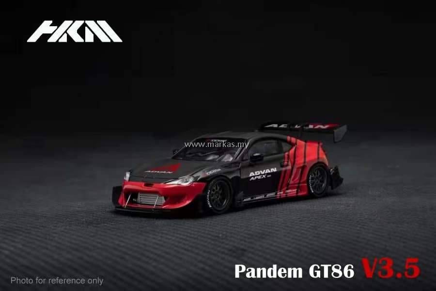 HKM 1/64 PANDEM TOYOTA GT86 V3.5 ADVAN