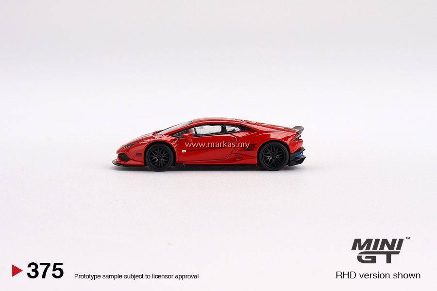 MINI GT 1/64 #375 LB WORKS LAMBORGHINI HURACAN VER.2 RED