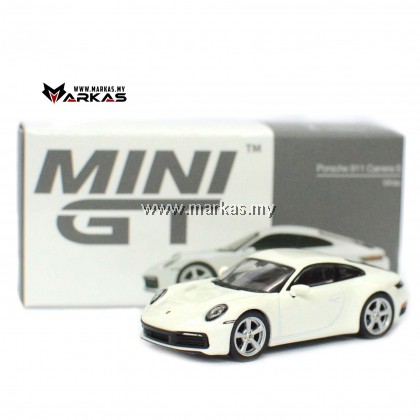 MINI GT 1/64 #380 PORSCHE 911 992 CARRERA S WHITE