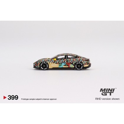 MINI GT X NARAYA 1/64 #399 PORSCHE TAYCAN TURBO S NARAYA BANGKOK ...