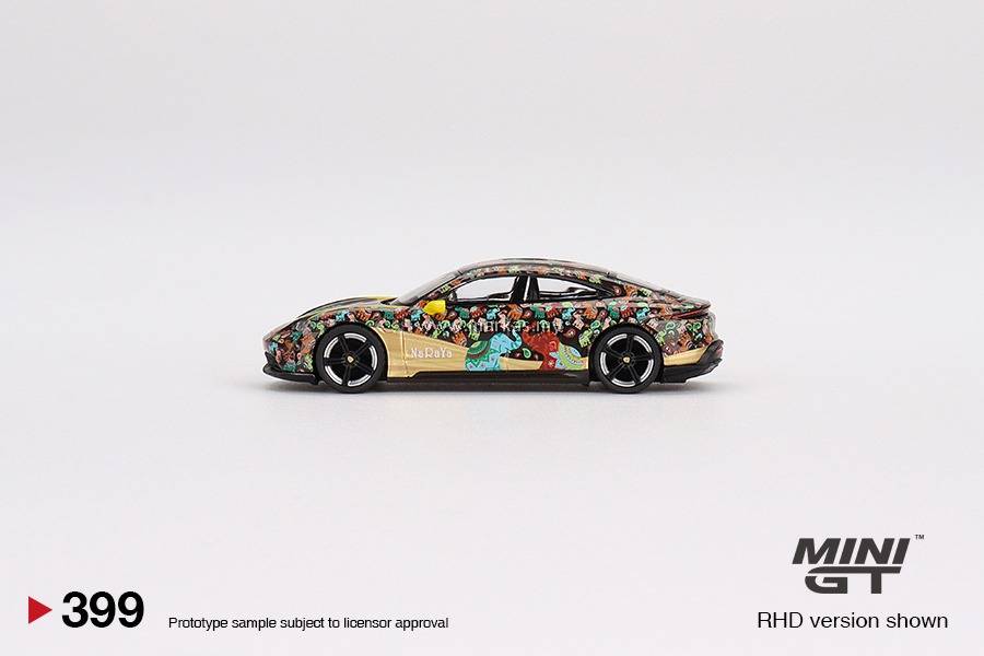 MINI GT X NARAYA 1/64 #399 PORSCHE TAYCAN TURBO S NARAYA BANGKOK ...