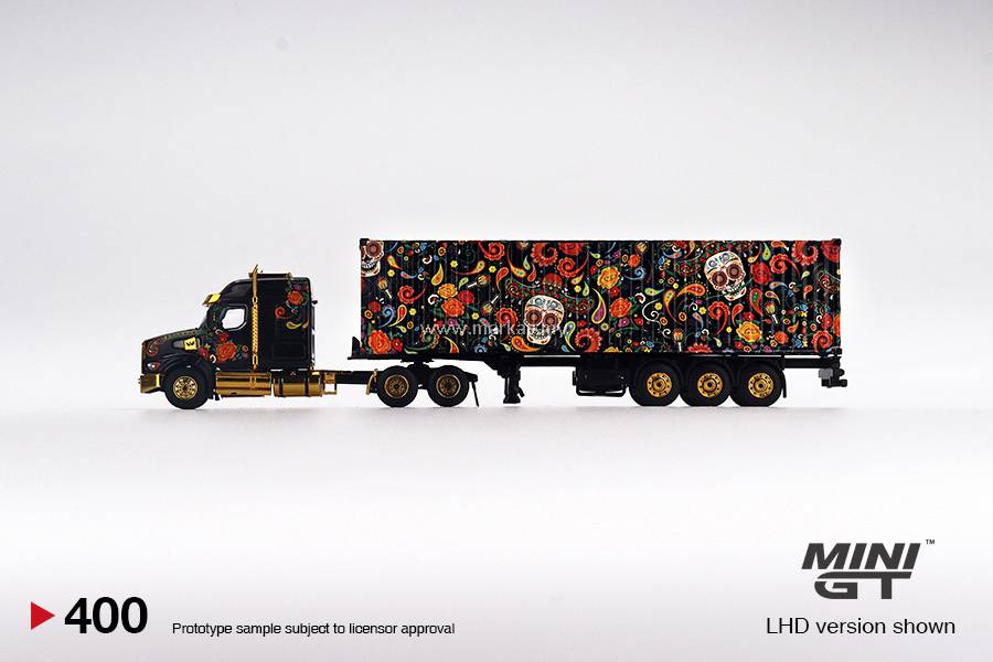 MINI GT X MIJO EXCLUSIVE 1/64 #400 WESTERN STAR 49X 40FT CONTAINER ...