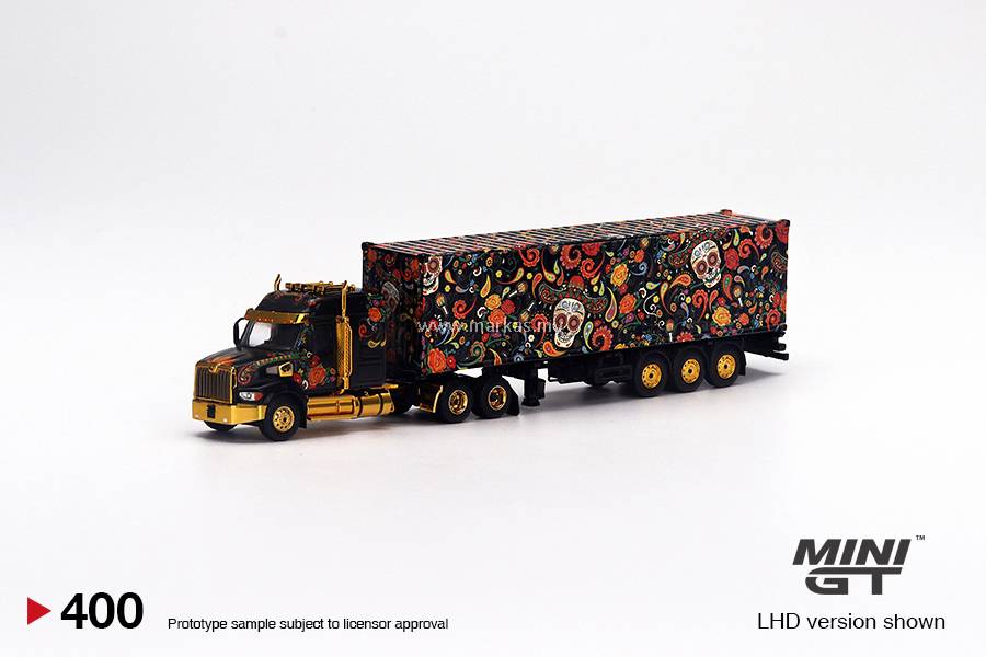 MINI GT X MIJO EXCLUSIVE 1/64 #400 WESTERN STAR 49X 40FT CONTAINER ...