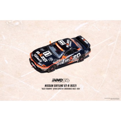 INNO MODELS INNO64 1/64 NISSAN SKYLINE GT-R R32 #11 RAZO TRAMPIO JAPAN ...