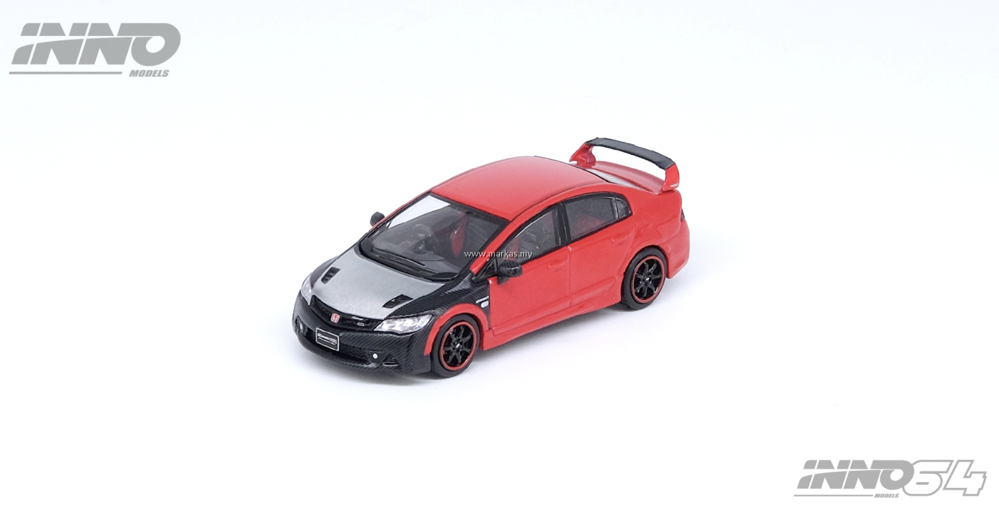 INNO MODELS INNO64 1/64 HONDA CIVIC TYPE-R FD2 MUGEN RR EXPERIMENTAL SPEC 2008