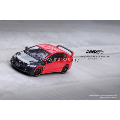 INNO MODELS INNO64 1/64 HONDA CIVIC TYPE-R FD2 MUGEN RR EXPERIMENTAL SPEC 2008
