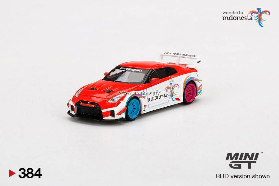 MINI GT INDONESIA EXCLUSIVE 1/64 #384 LB SILHOUETTE WORKS GT NISSAN ...