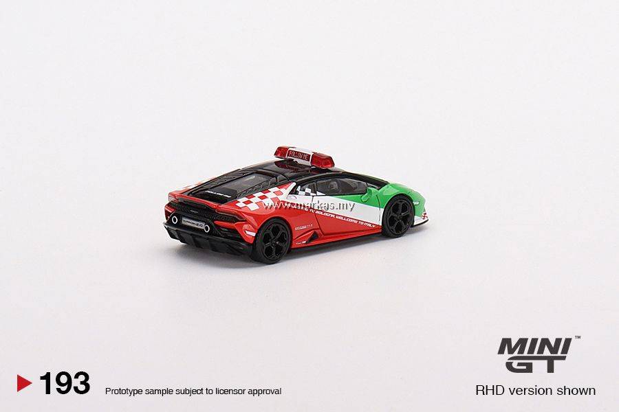 MINI GT 1/64 #193 LAMBORGHINI HURACAN EVO BOLOGNA AIRPORT 2020 FOLLOW ...