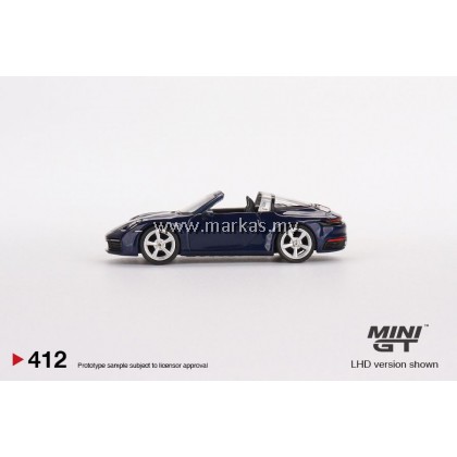 MINI GT 1/64 #412 PORSCHE 911 TARGA 4S GENTIAN BLUE METALLIC