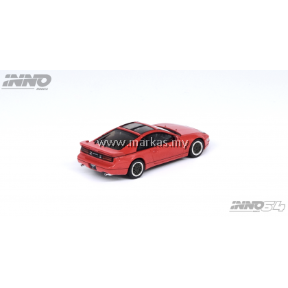 INNO MODELS INNO64 1/64 NISSAN FAIRLADY Z Z32 AZTEC RED WITH EXTRA WHEELS