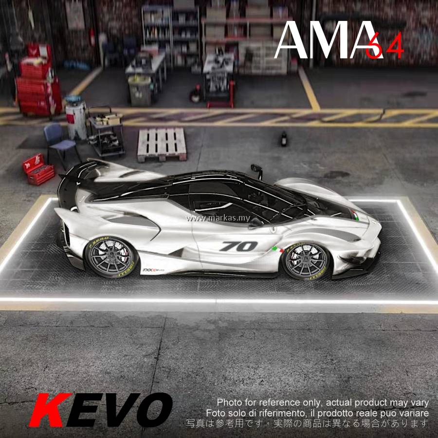 AMA64 1/64 FERRARI FXX-K EVO WHITE