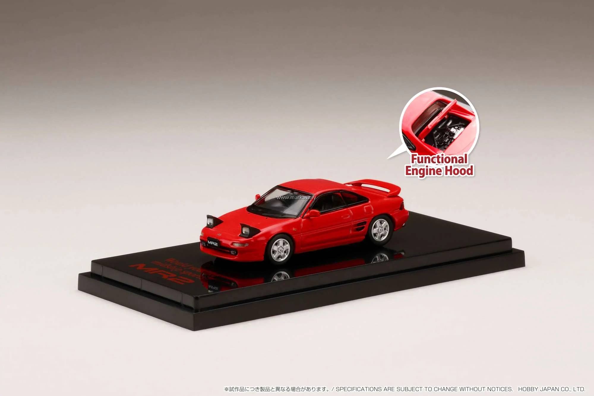 HOBBY JAPAN HJ641045HR 1/64 TOYOTA MR2 (SW20) GT-S 1996 / OPEN ...