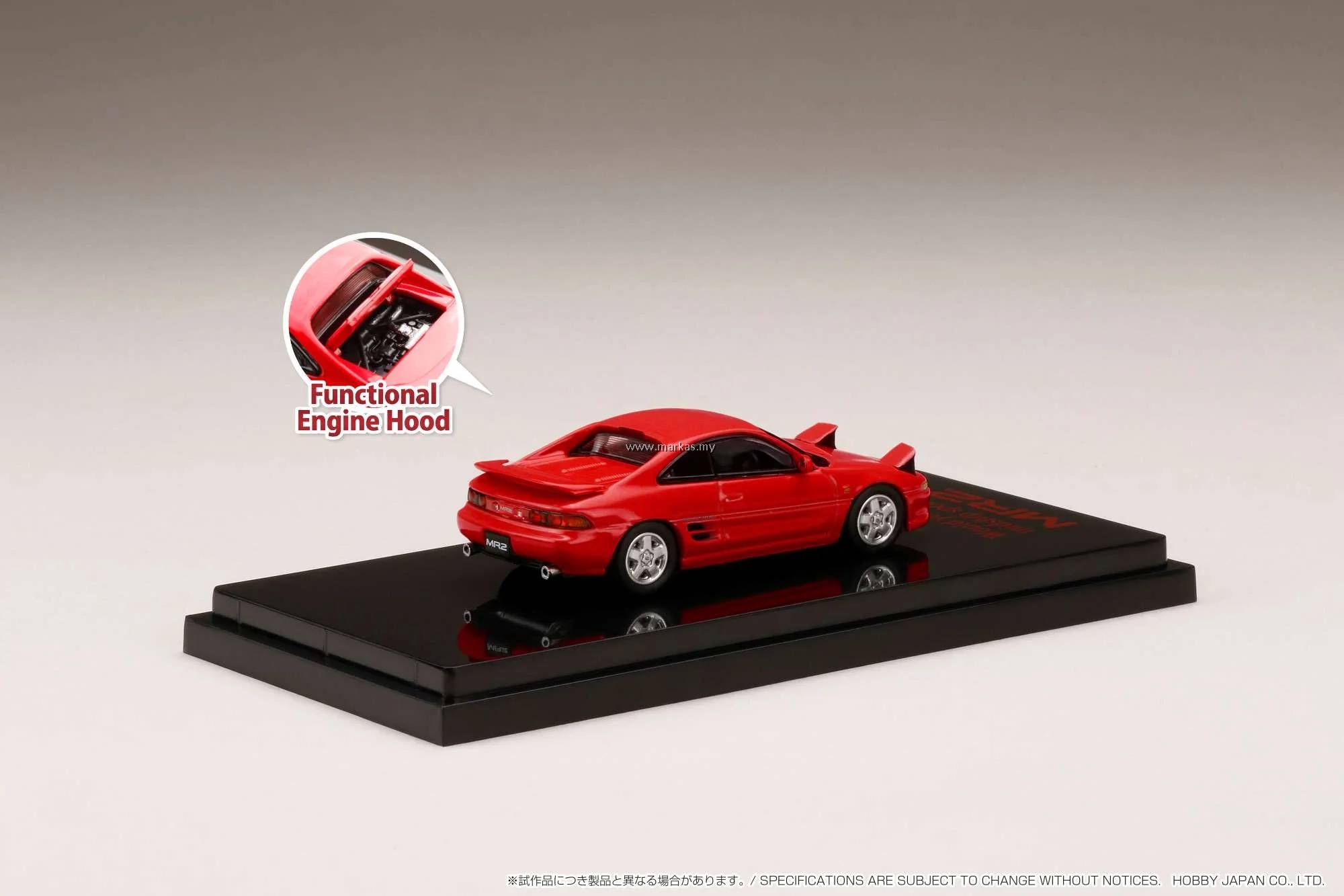 HOBBY JAPAN HJ641045HR 1/64 TOYOTA MR2 (SW20) GT-S 1996 / OPEN ...