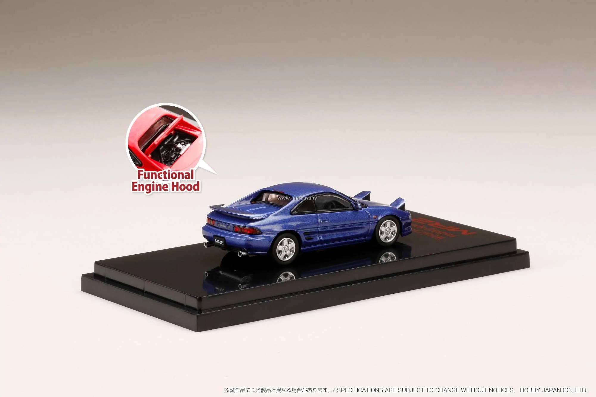 HOBBY JAPAN HJ641045HBL 1/64 TOYOTA MR2 (SW20) GT-S 1996 / OPEN ...