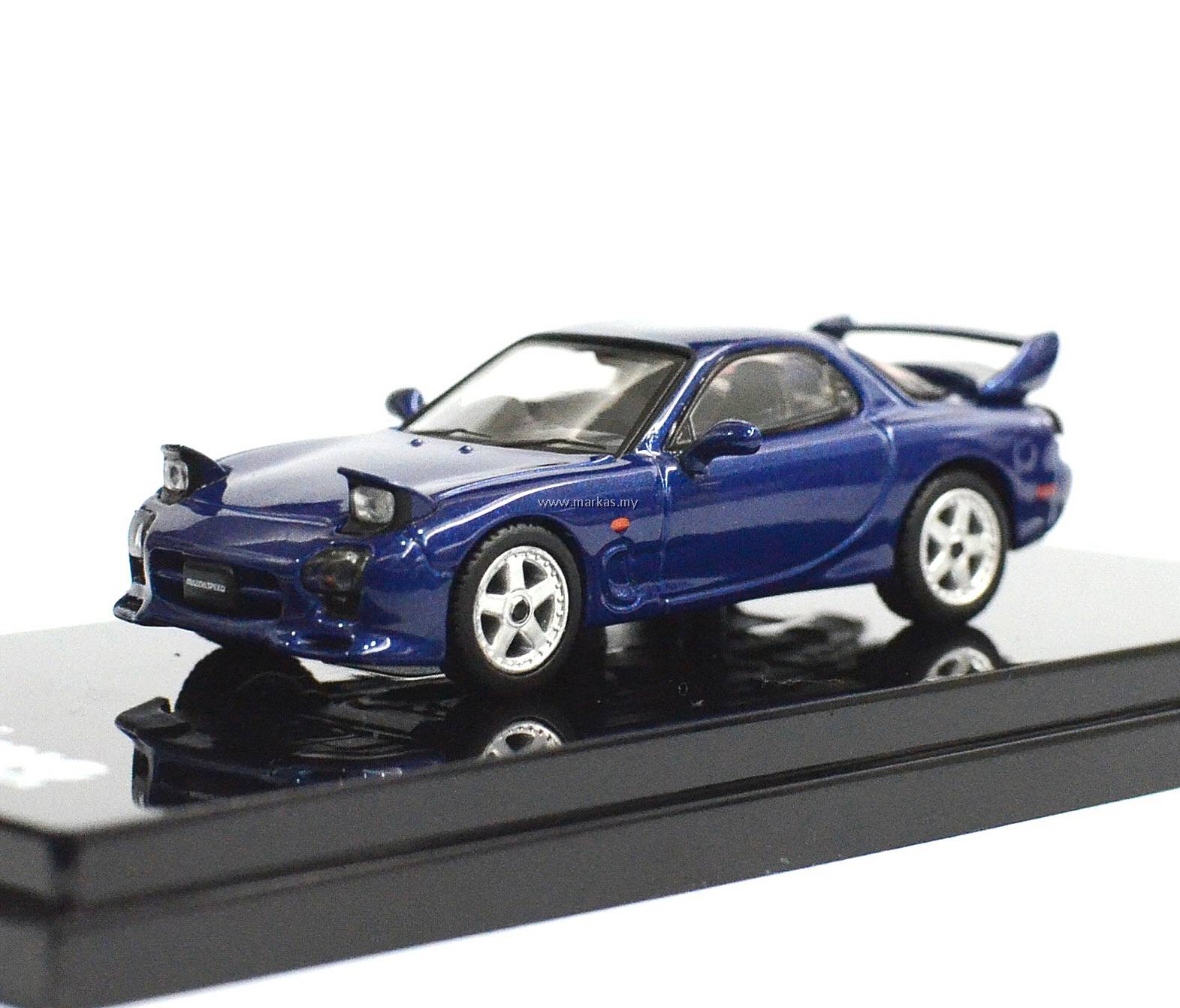 HOBBY JAPAN HJ643007CBL 1/64 ENFINI RX-7 FD3S A-SPEC INNOCENT BLUE MICA
