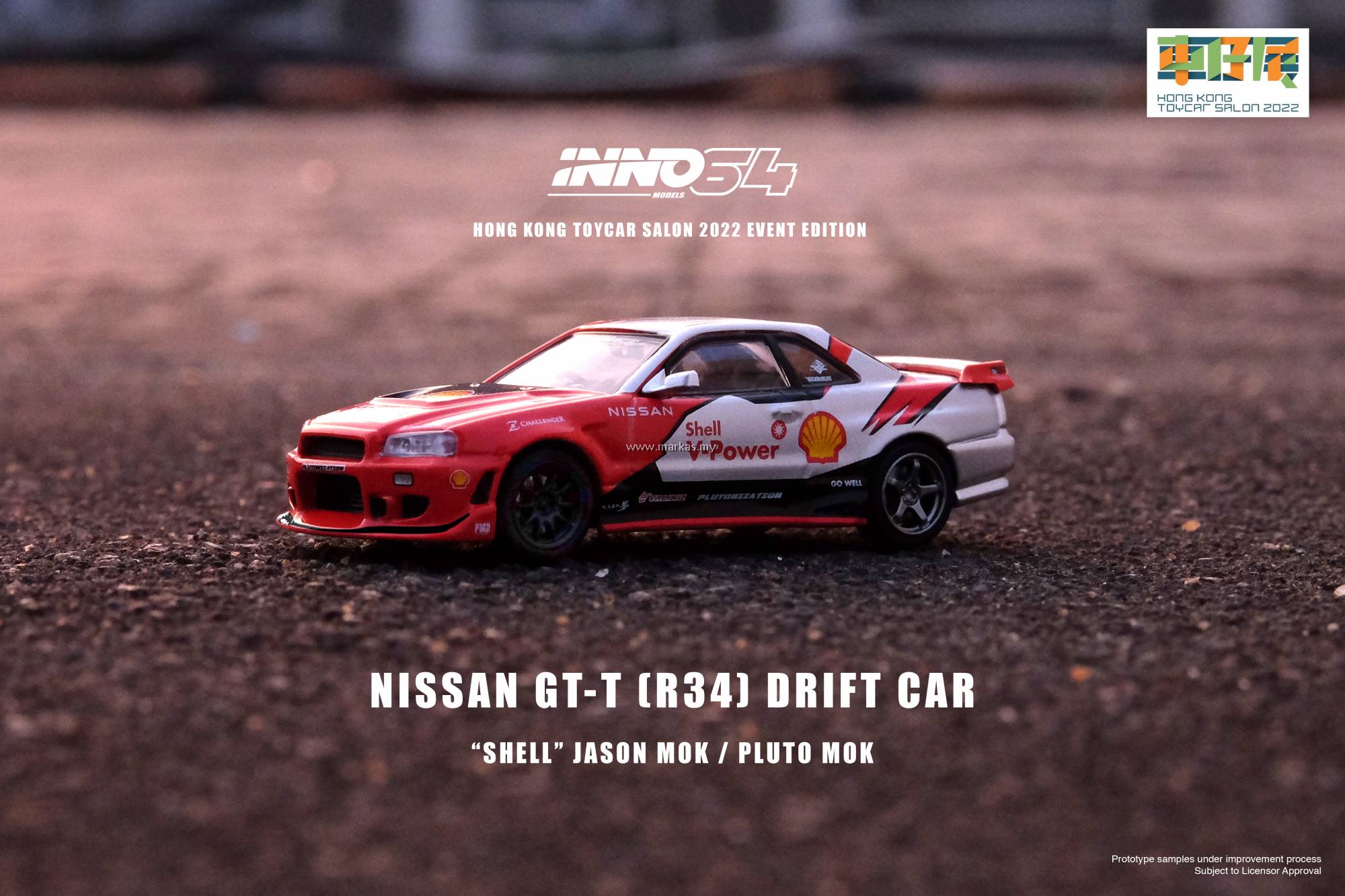 INNO MODELS INNO64 1/64 NISSAN SKYLINE R34 GTT DRIFT CAR HONG KONG ...