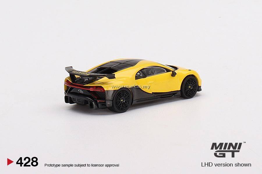MINI GT 1/64 #428 BUGATTI CHIRON PUR SPORT YELLOW