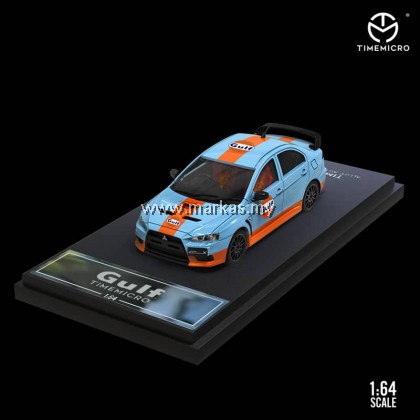TIME MICRO 1/64 MITSUBISHI EVO X GENERATION GULF OIL
