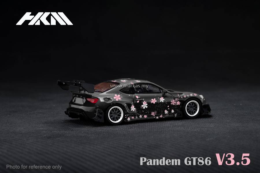 HKM 1/64 TOYOTA GT86 V3.5 PANDEM ROCKET BUNNY SAKURA BLACK